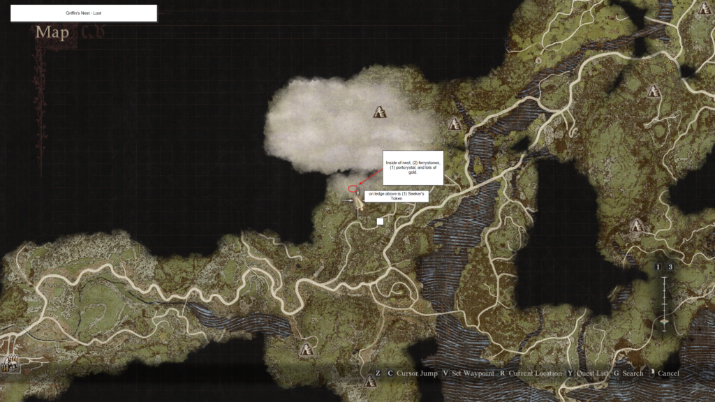 Dragon Dogma: Griffin's Nest Portcrystal location